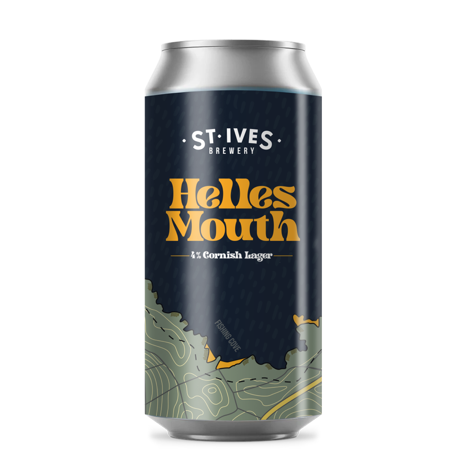 HELLE'S MOUTH 4% CORNISH HELLES STYLE LAGER – St.Ives Brewery